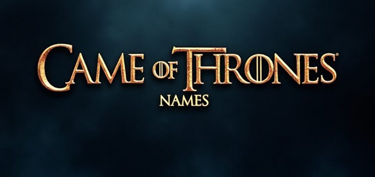 Game Of Thrones Names: A Deep Dive into Iconic Characters ...