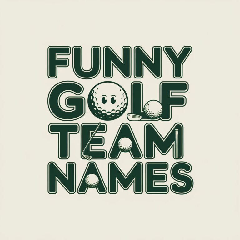 Funny Golf Team Names: A Comprehensive Guide to Naming Your Squad ...
